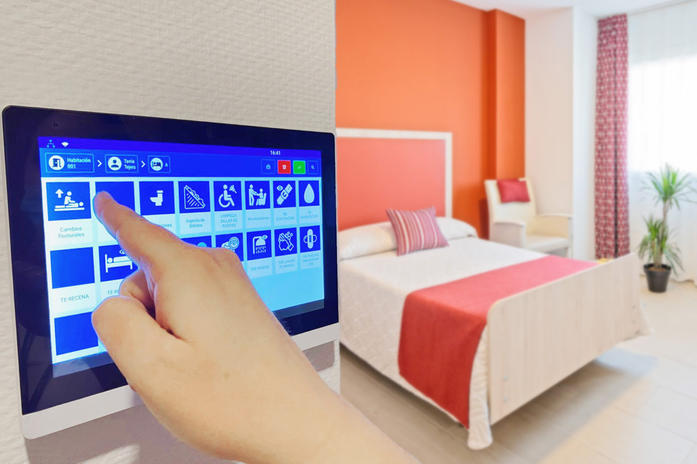 Habitaciones inteligentes en las residencias de mayores de Orpea